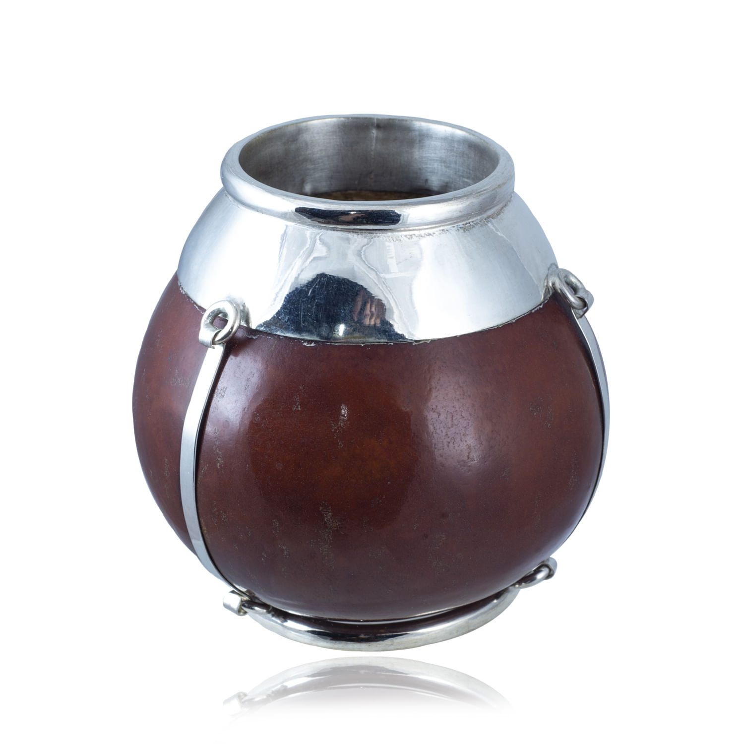 Mate De Plata Y Porongo - Antuan Joyerias